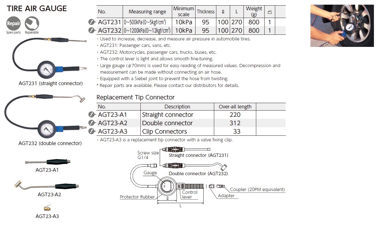 Ichiban Precision Sdn Bhd - KTC - KTC Tire Air Gauge